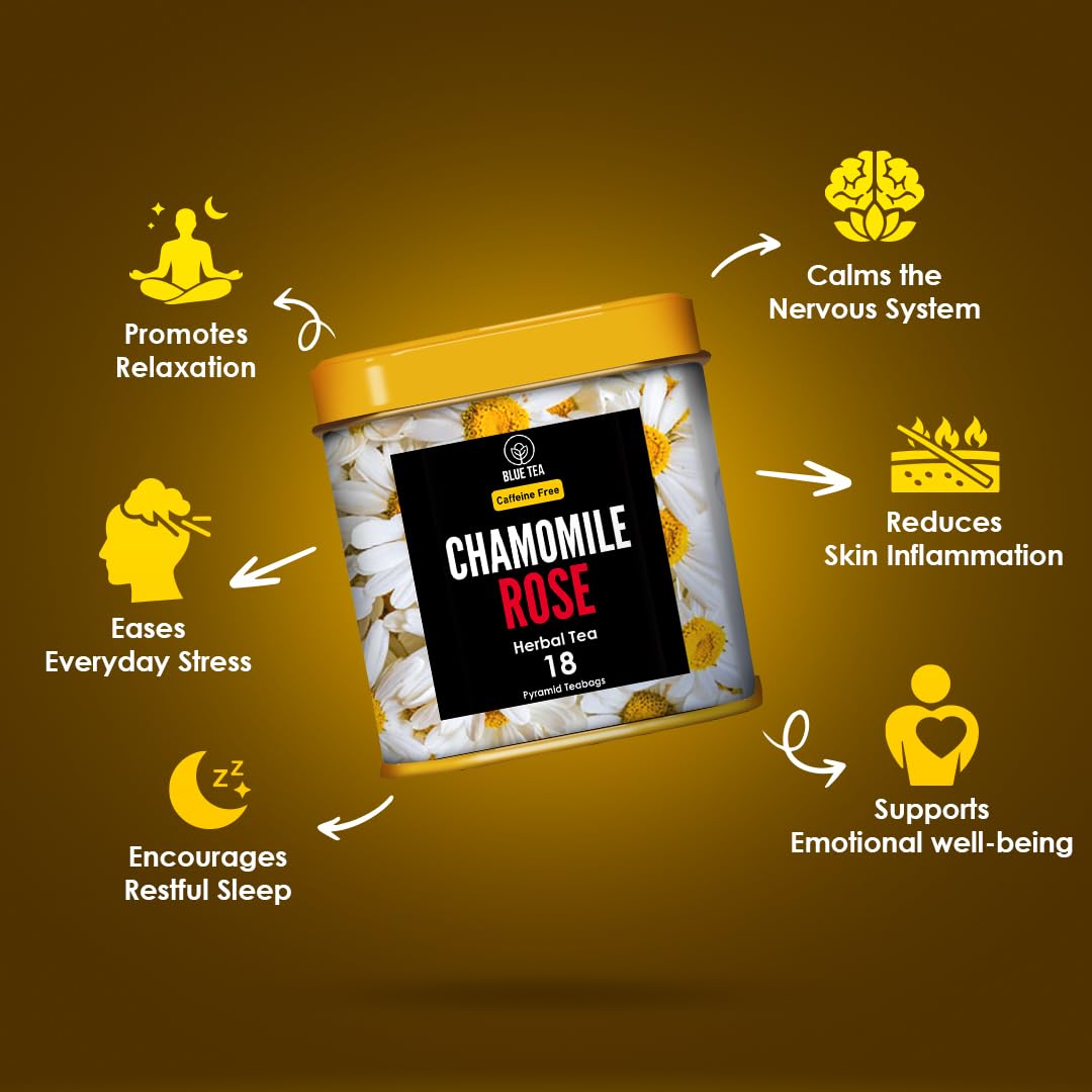 relaxing chamomile tea pyramid bags