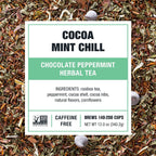 Relaxing chamomile tea with mint