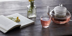 Relaxing citrus herbal tea experience