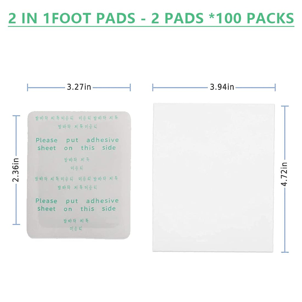 relaxing foot pads with ginger extract