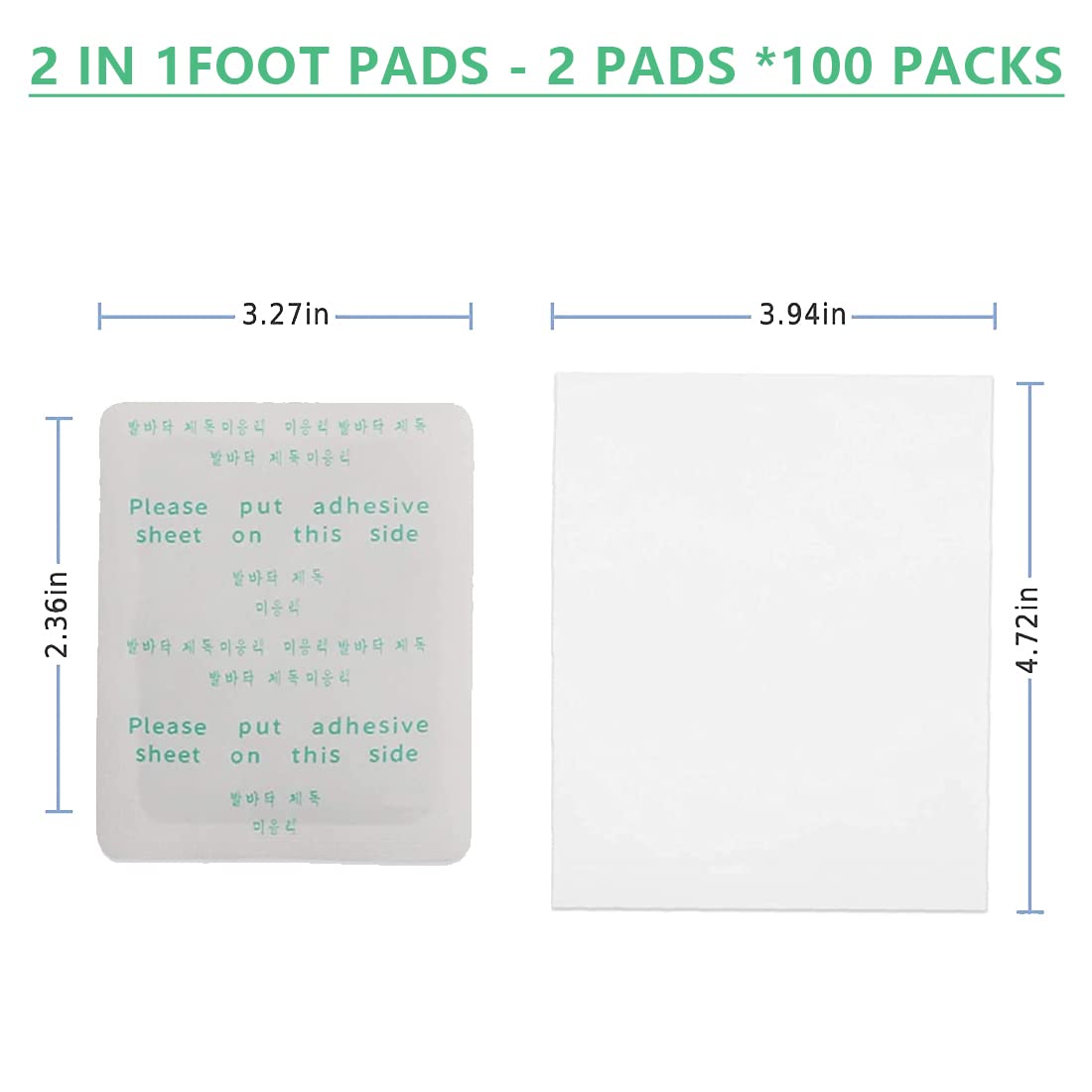 relaxing foot pads with ginger extract