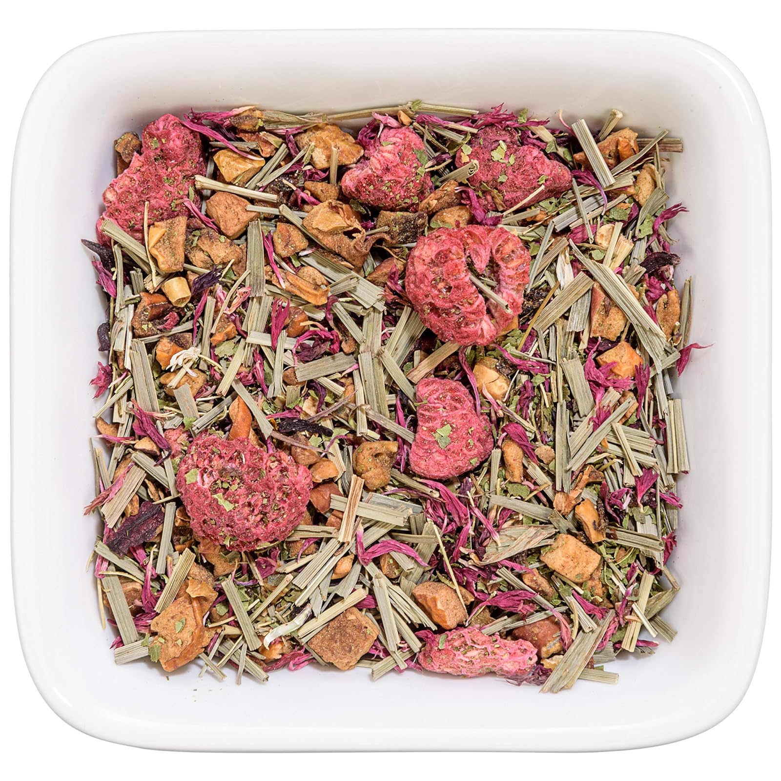 relaxing ginger and raspberry infusion
