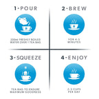 Relaxing ginger tea with willow bark