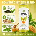 relaxing green tea beverage