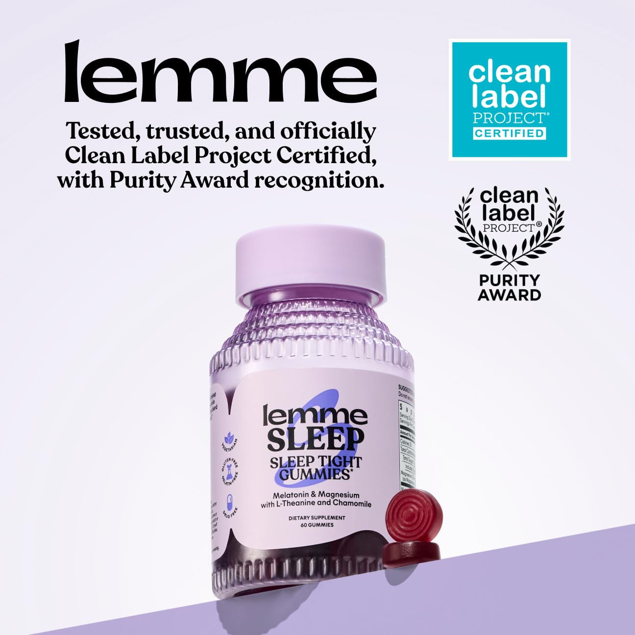 Relaxing gummies for improved sleep quality