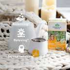 Relaxing herbal detox tea blend