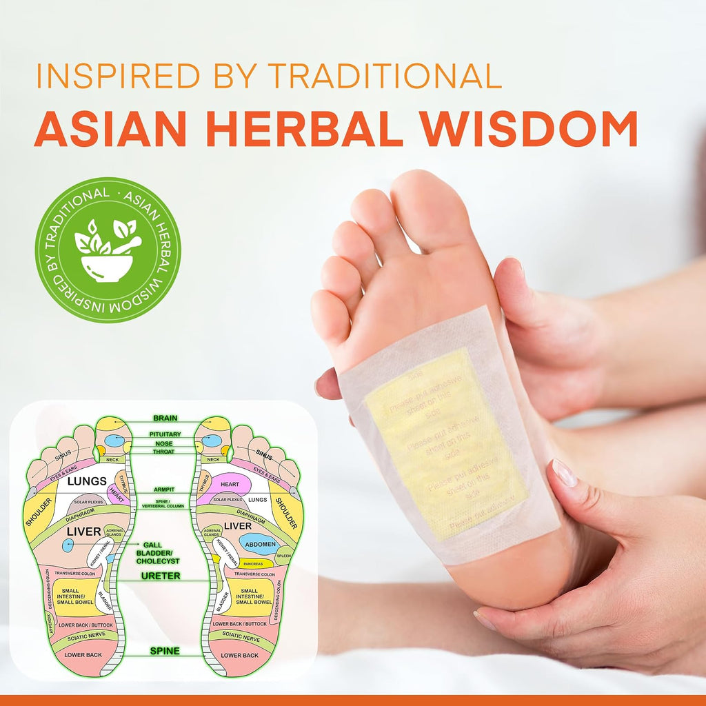 relaxing herbal foot pads for wellness