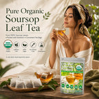relaxing herbal infusion with soursop