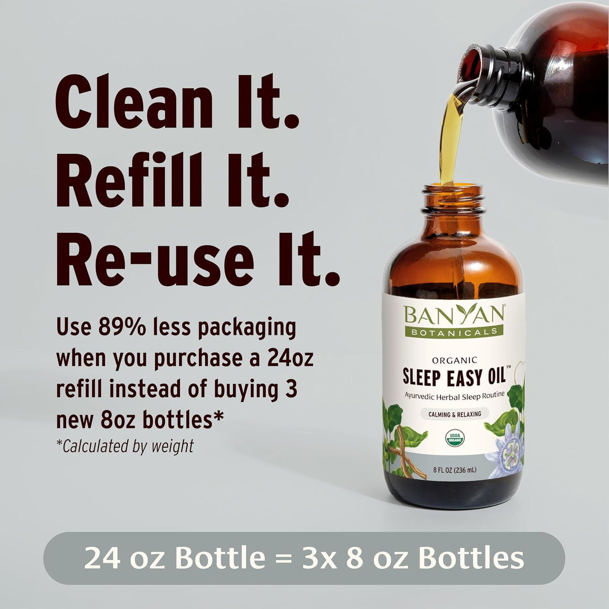 Relaxing herbal sleep oil