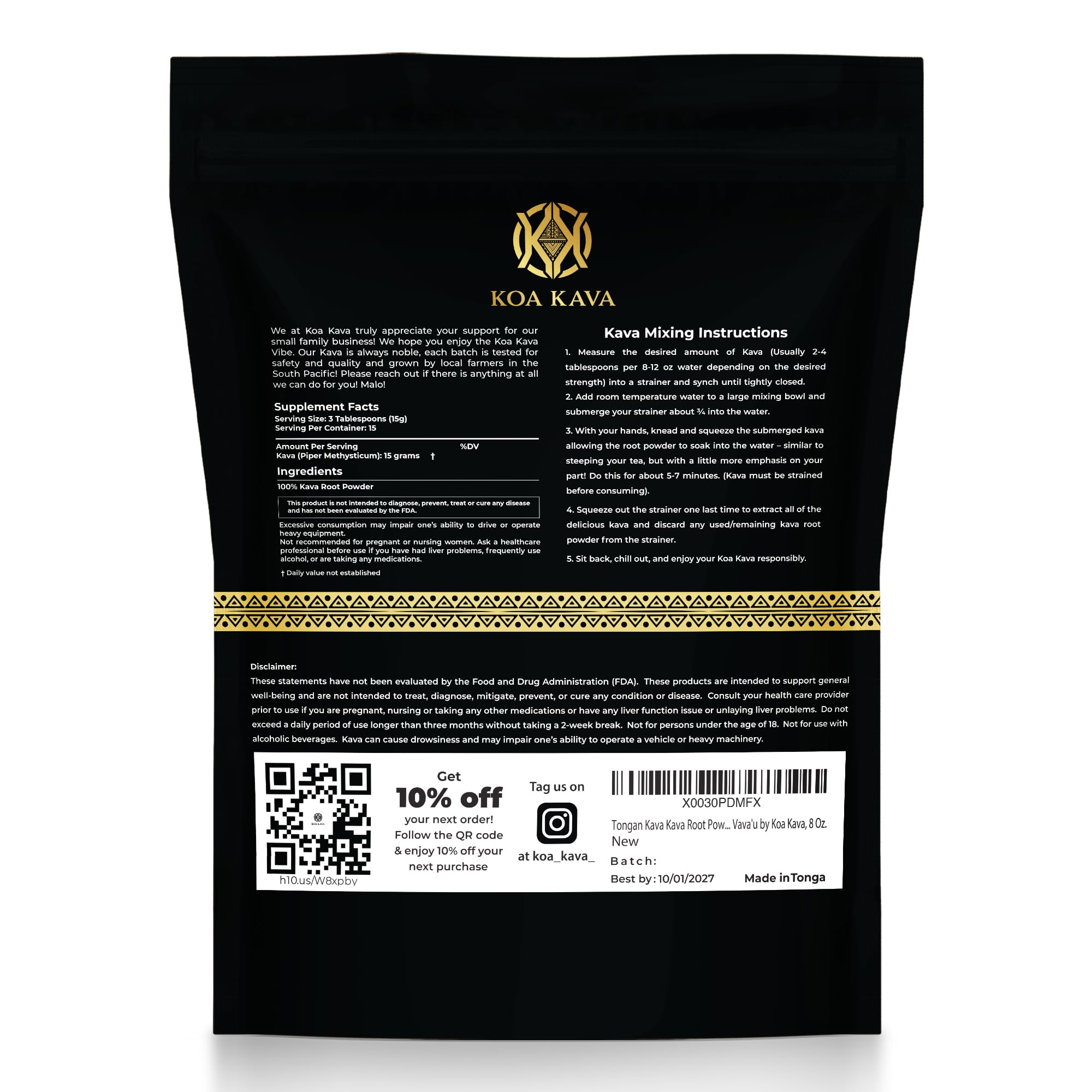 relaxing herbal supplement kava