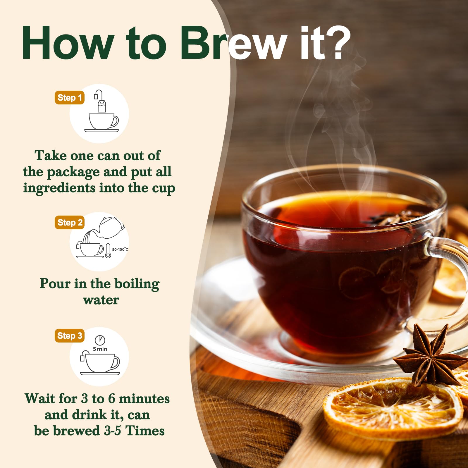 relaxing herbal tea experience
