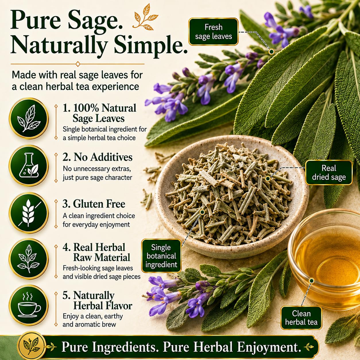 relaxing herbal tea experience