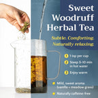 Relaxing herbal tea for sleep