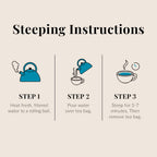 Relaxing herbal tea for stress relief