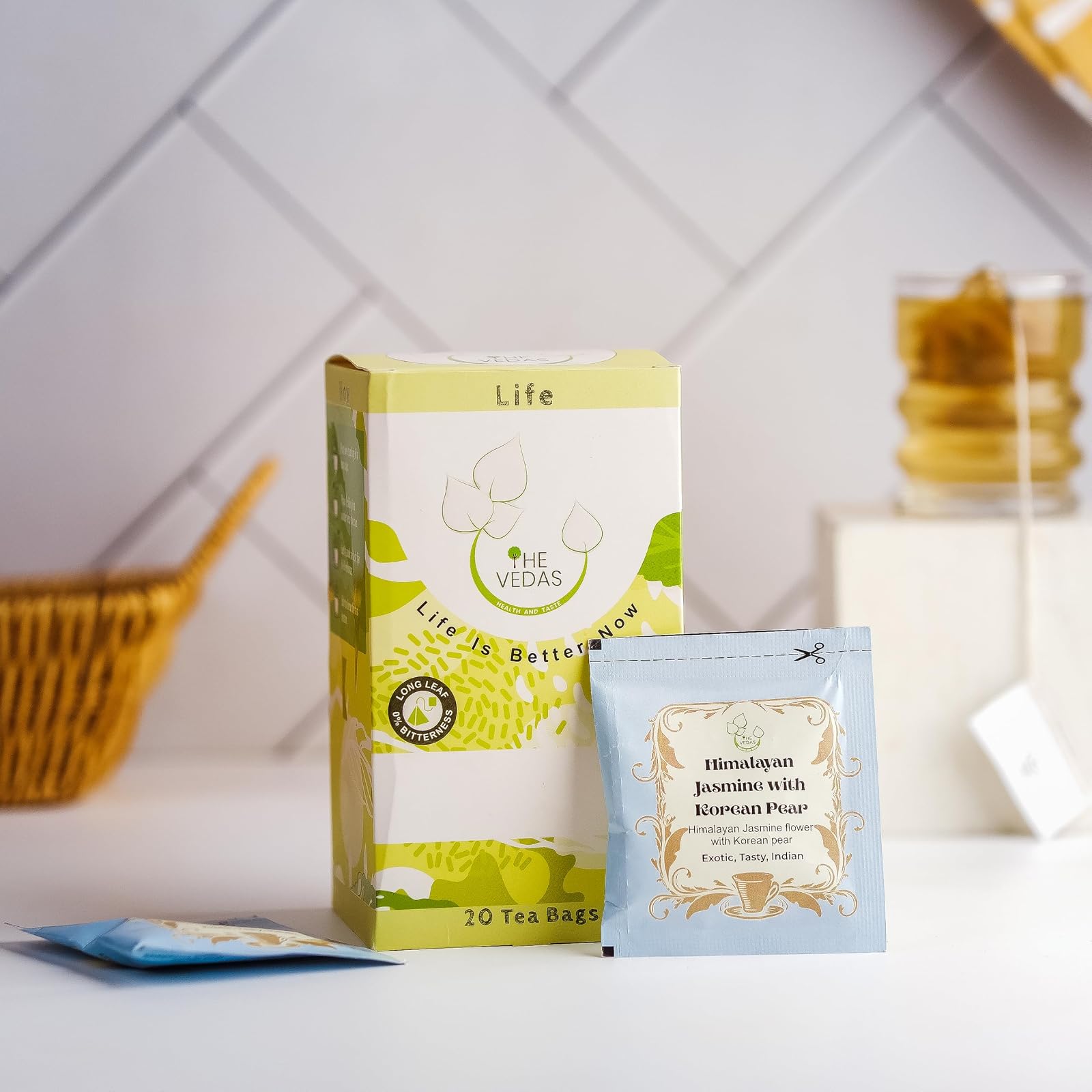 Relaxing herbal tea for stress relief