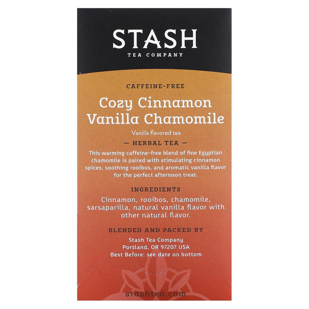 relaxing herbal tea with chamomile