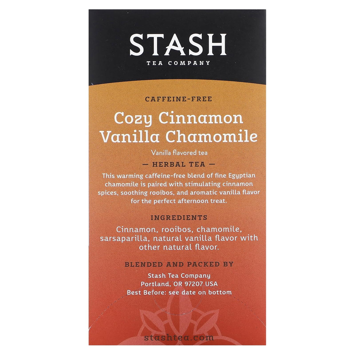 relaxing herbal tea with chamomile