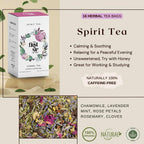 relaxing herbal tea with lavender
