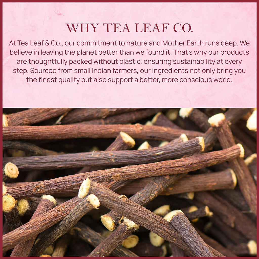 relaxing herbal tea with licorice