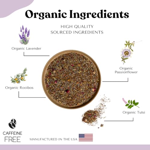 relaxing lavender herbal infusion