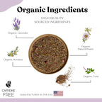 relaxing lavender herbal infusion