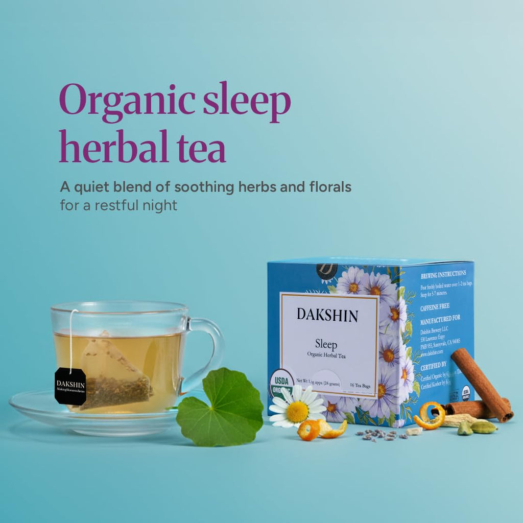 relaxing lavender herbal tea bags