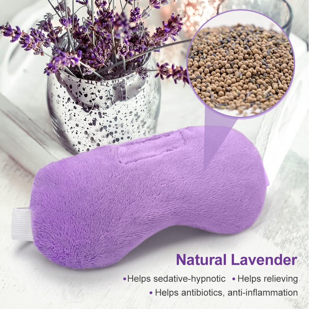 relaxing lavender sleep mask benefits