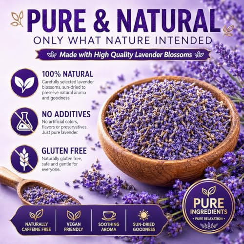 relaxing lavender tea for sleep