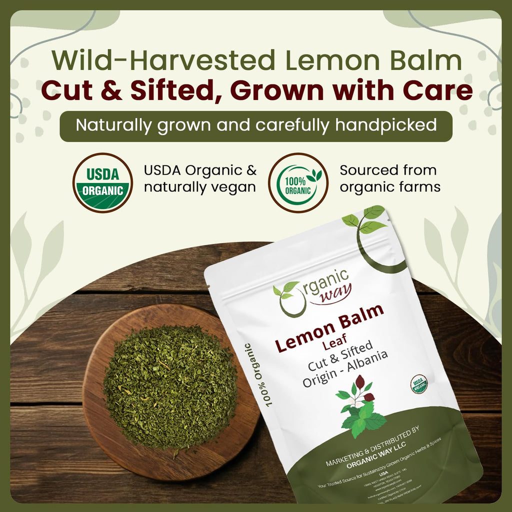 relaxing lemon balm infusion