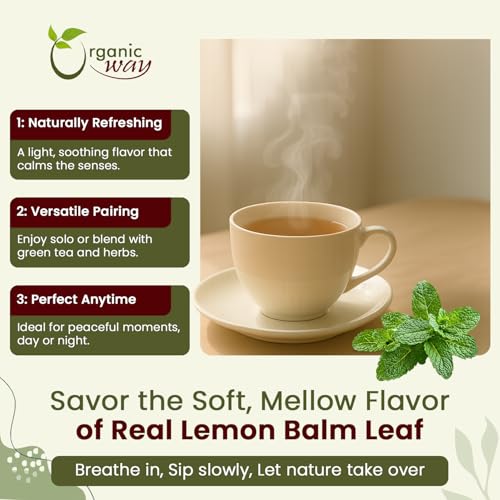 relaxing lemon balm leaf infusion