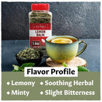relaxing lemon balm leaf tea