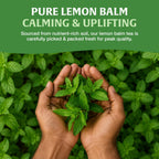 relaxing lemon balm tea blend
