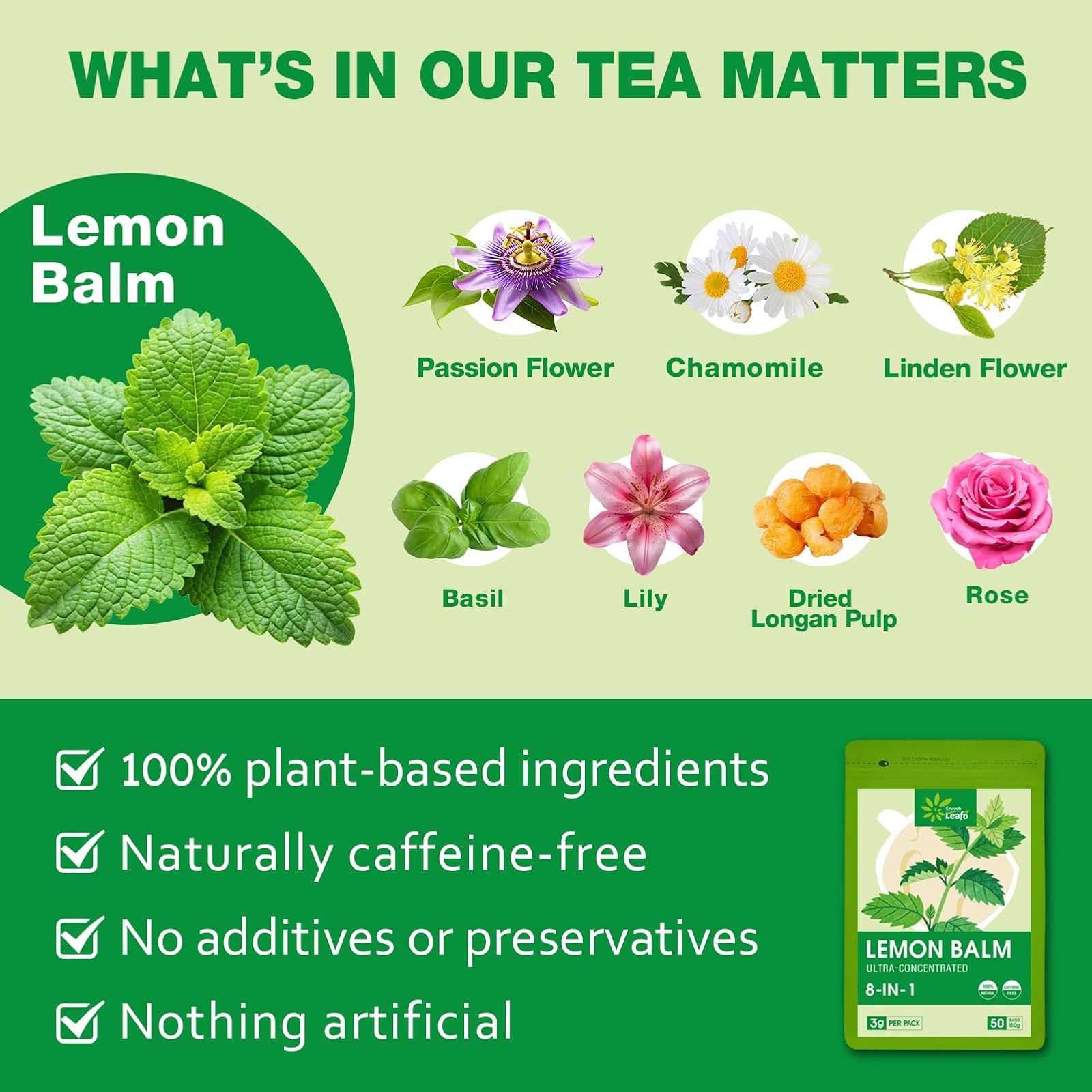 relaxing lemon balm tea experience