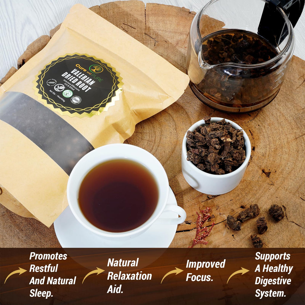 relaxing loose leaf valerian tea