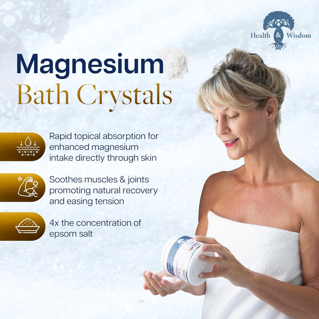 relaxing magnesium bath soak