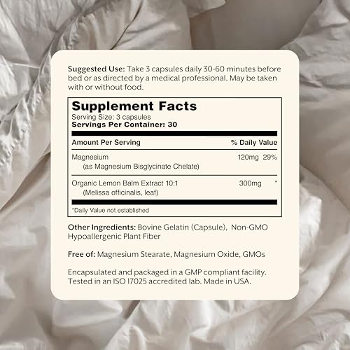 relaxing magnesium bisglycinate capsules