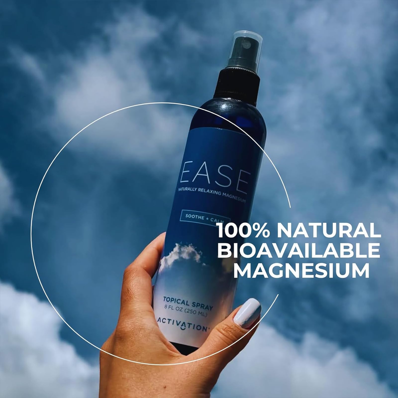 relaxing magnesium spray for bedtime routine