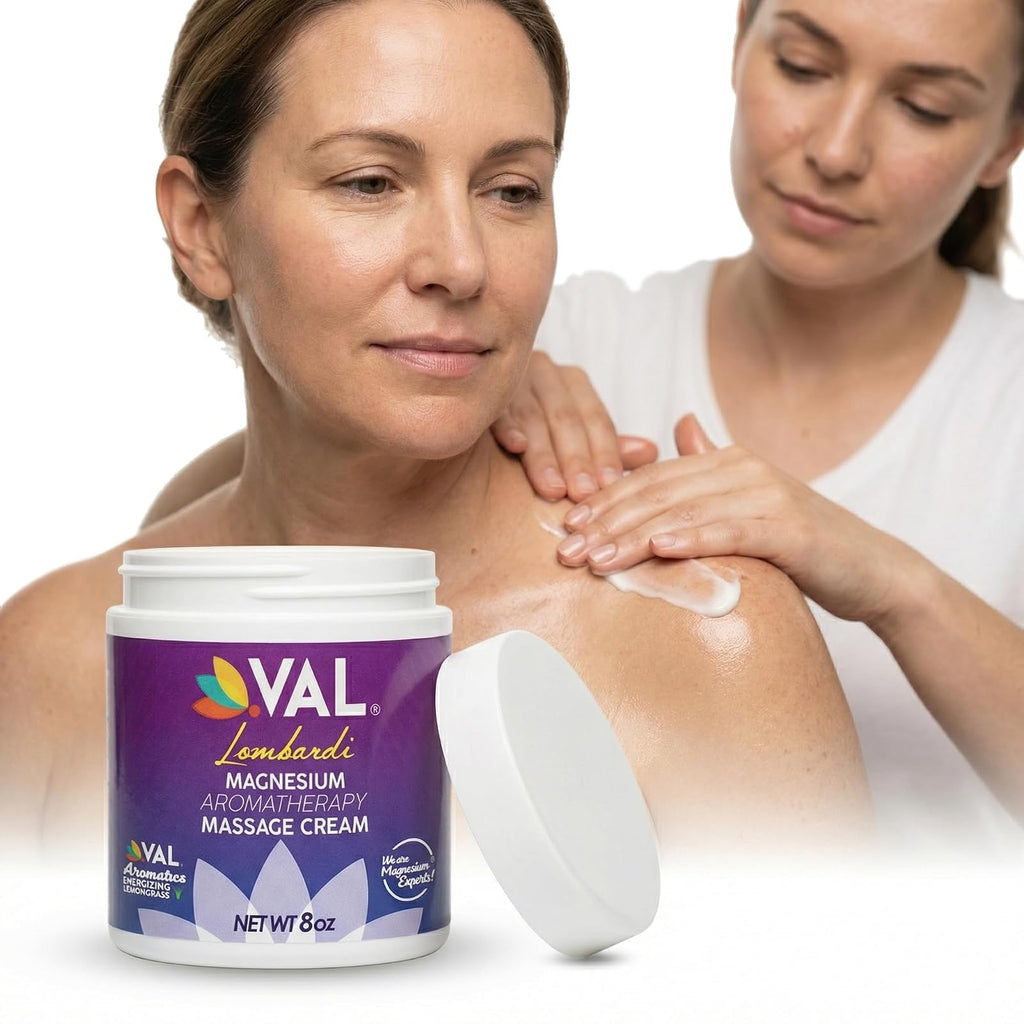 relaxing massage cream with magnesium