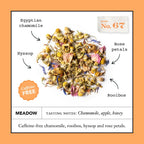 relaxing meadow chamomile tea blend