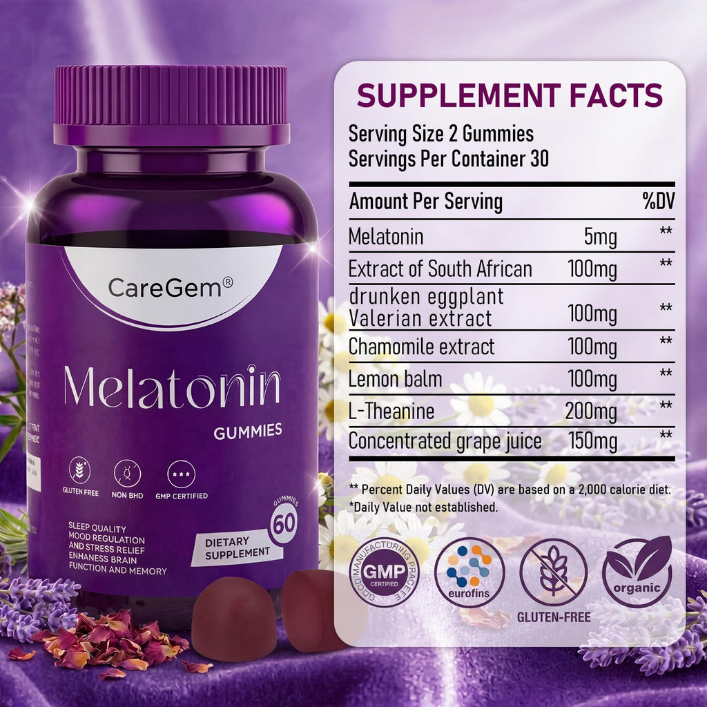 relaxing melatonin 5 mg gummy supplements