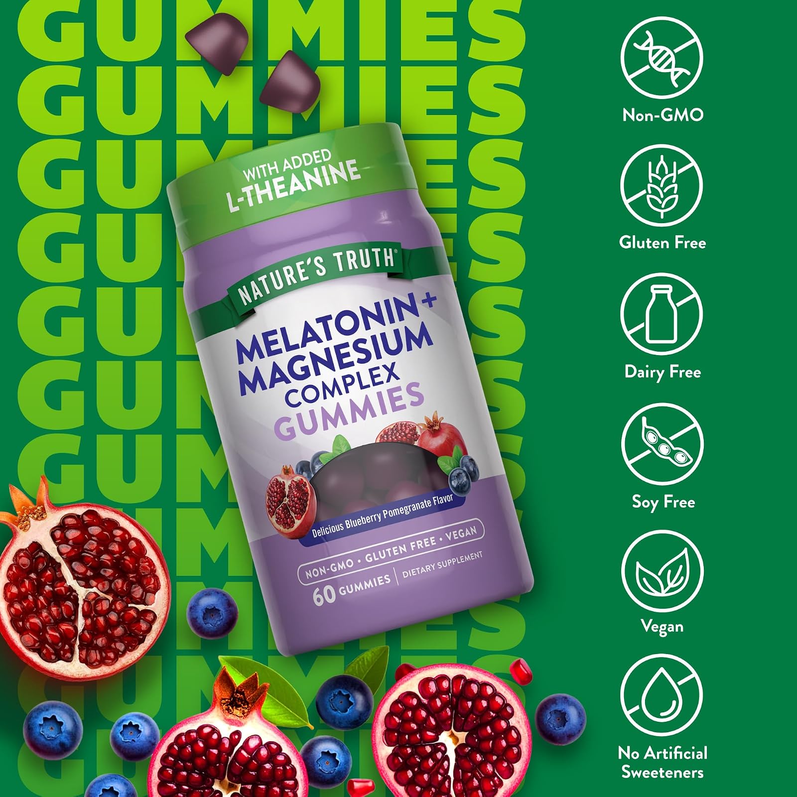 relaxing nighttime melatonin gummies