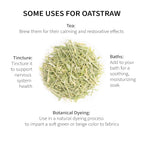 Relaxing oatstraw tea for stress relief