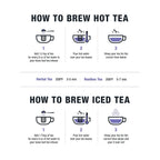 relaxing peppermint cocoa tea infusion