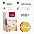 relaxing pure chamomile tea experience