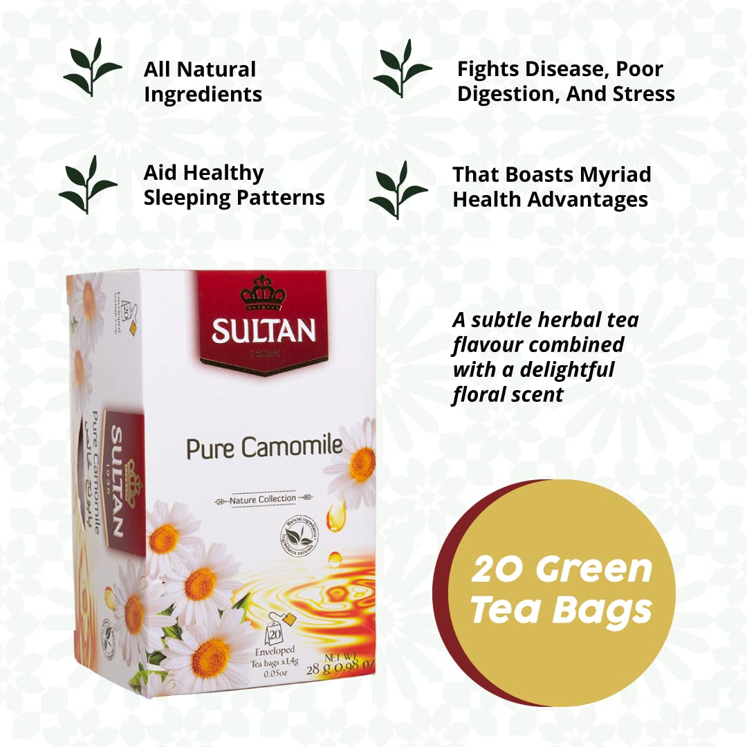 relaxing pure chamomile tea experience