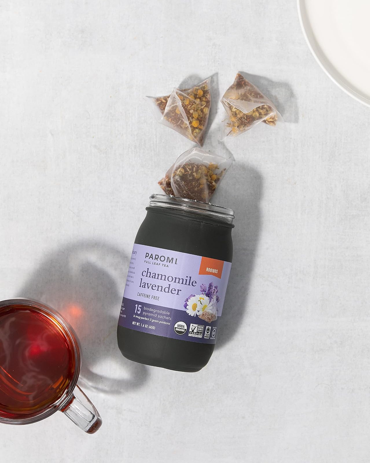 relaxing rooibos tea for bedtime