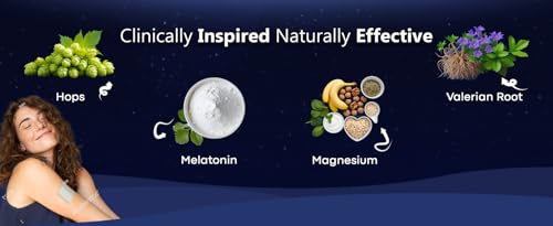Relaxing sleep patches for nighttime calm