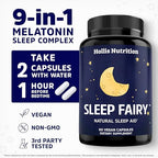 relaxing sleep solution with melatonin