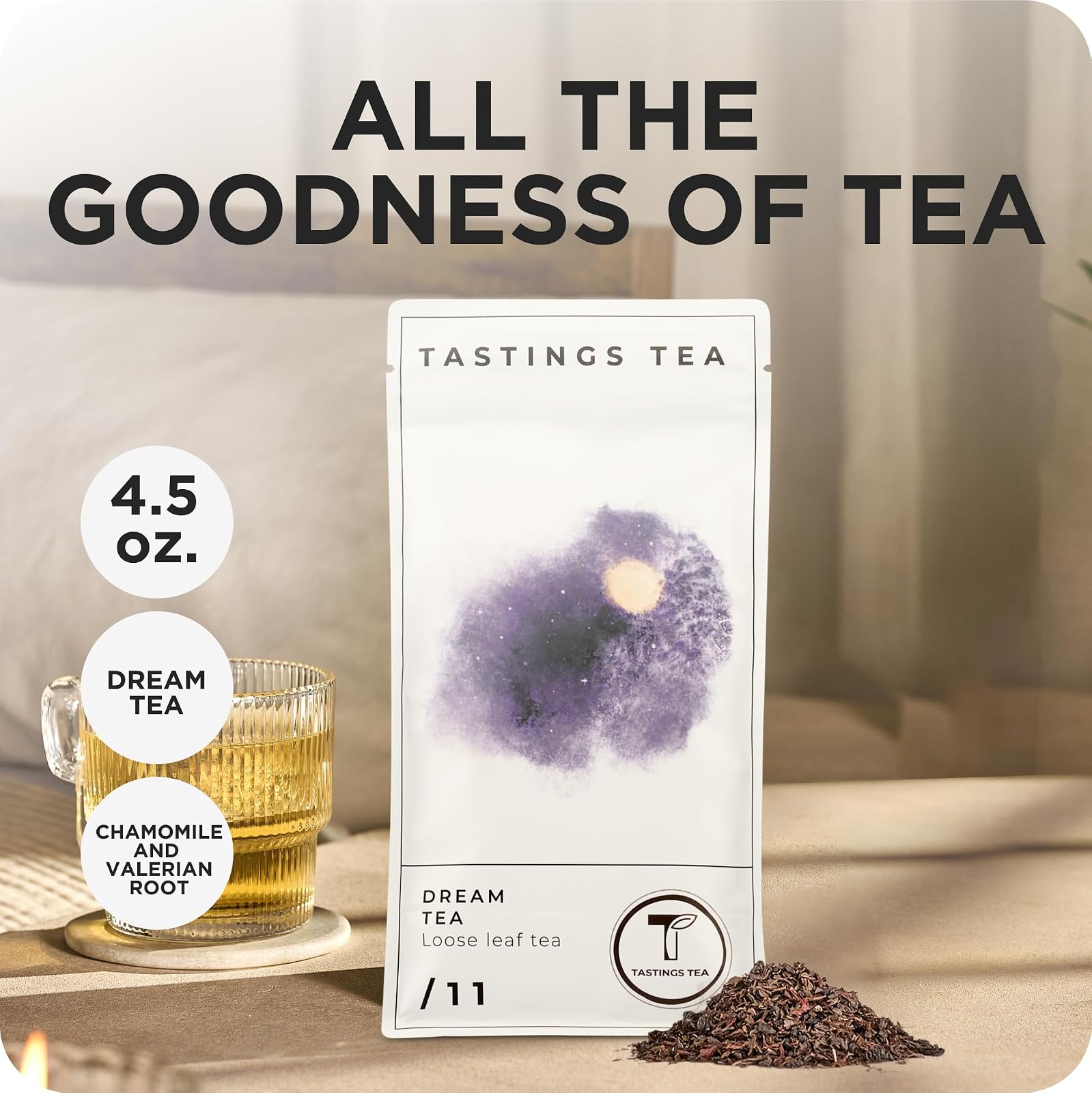 relaxing tea for bedtime routine