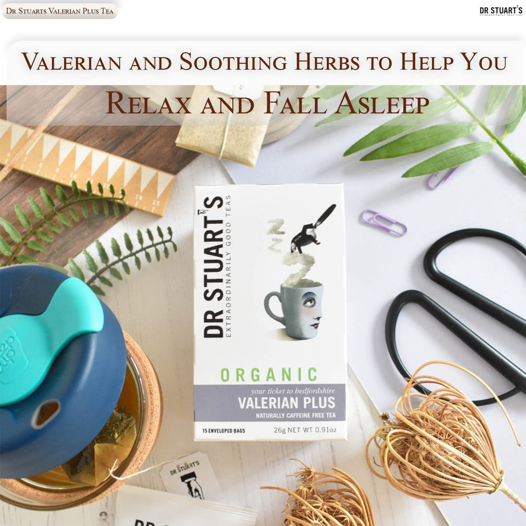 relaxing tea with valerian root